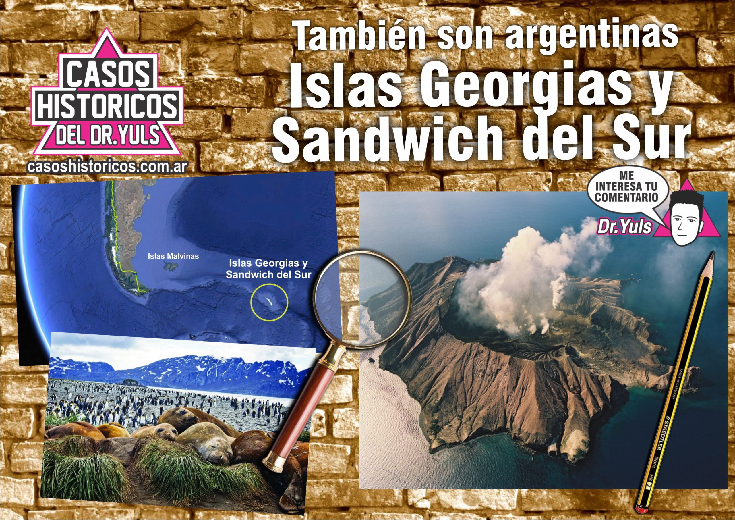 Islas Georgias y Sandwich del Sur, también son argentinas